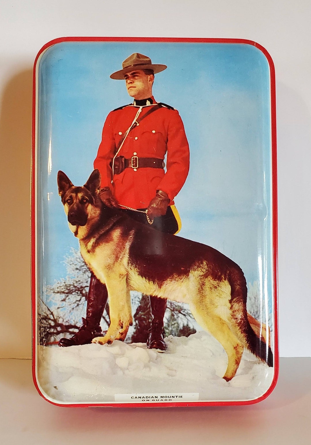 Vintage RCMP Riley's Toffee Tin - Etsy