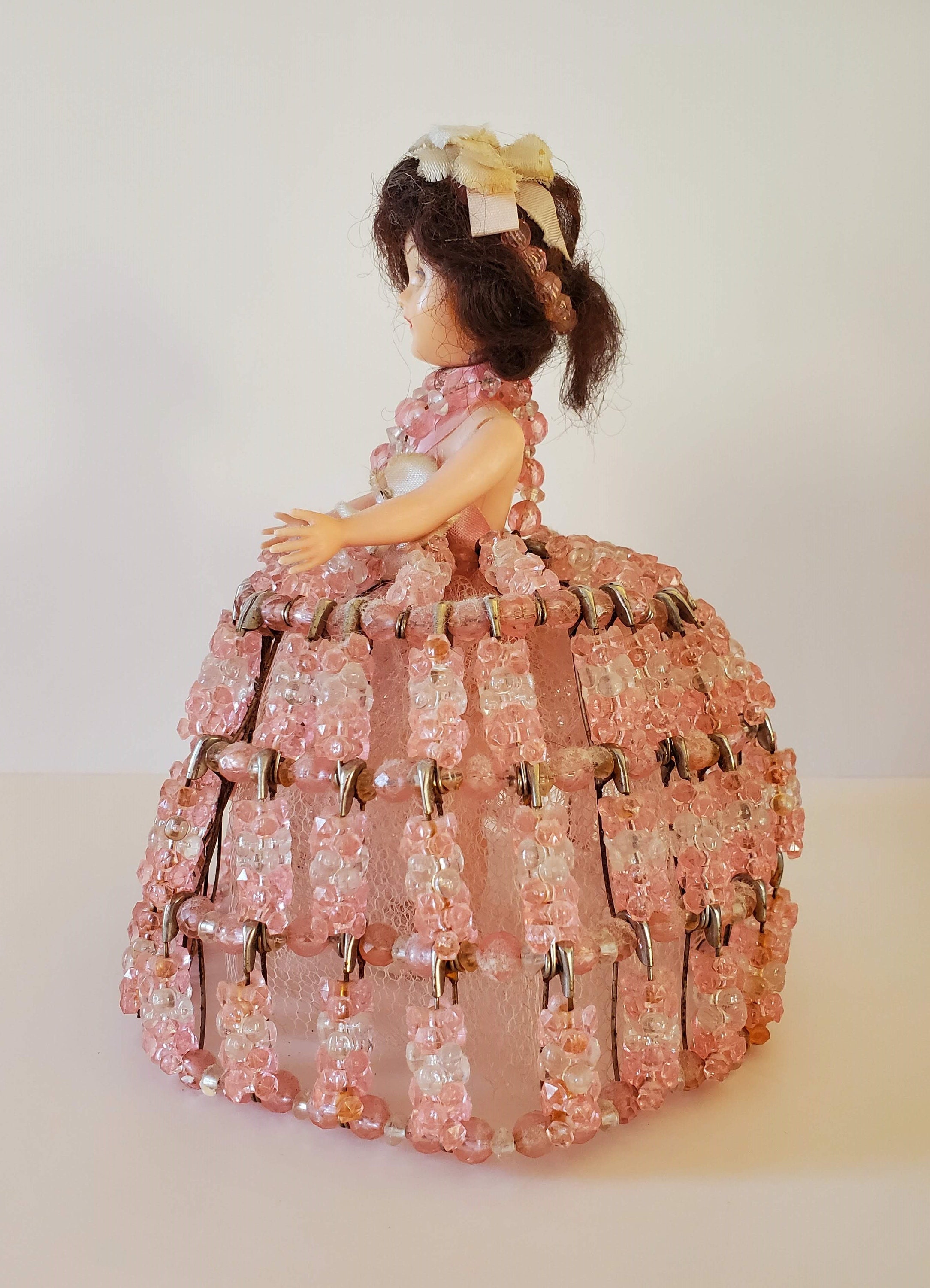 Vintage Safety Pin Bead Doll - Etsy