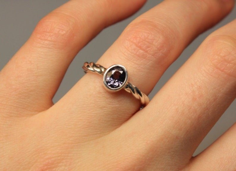 Spinel Sterling Silver Ring Size 5 1/2 | Etsy