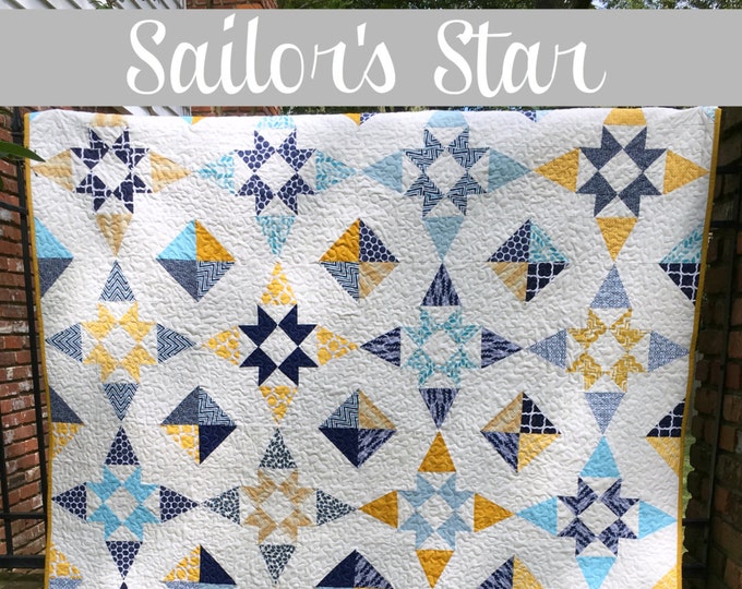 Sailor's Star Quilt Pattern - Etsy
