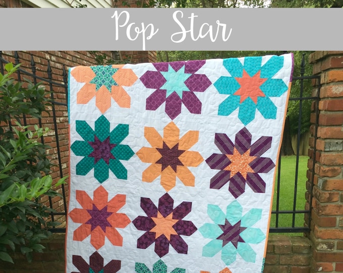 Pop Star Quilt Pattern - Etsy