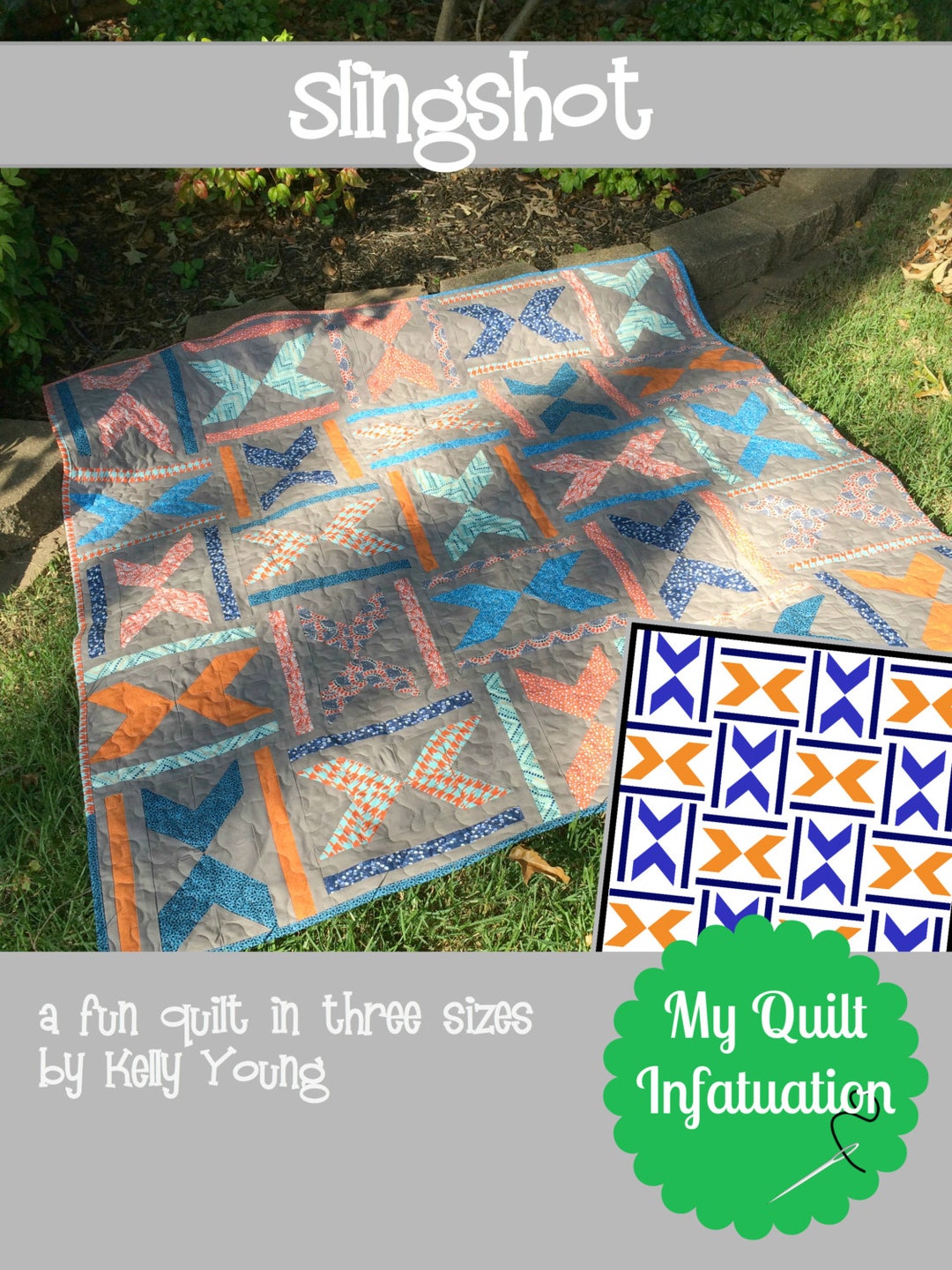 Slingshot Quilt Pattern - Etsy
