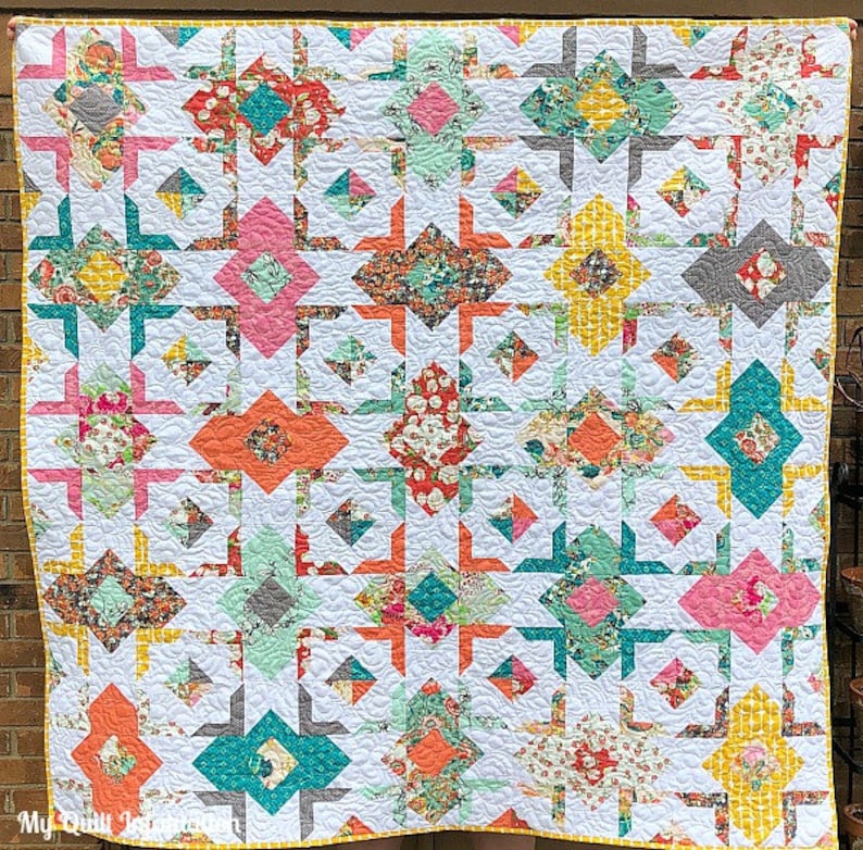Pocket Full of Posies Quilt Pattern - Etsy