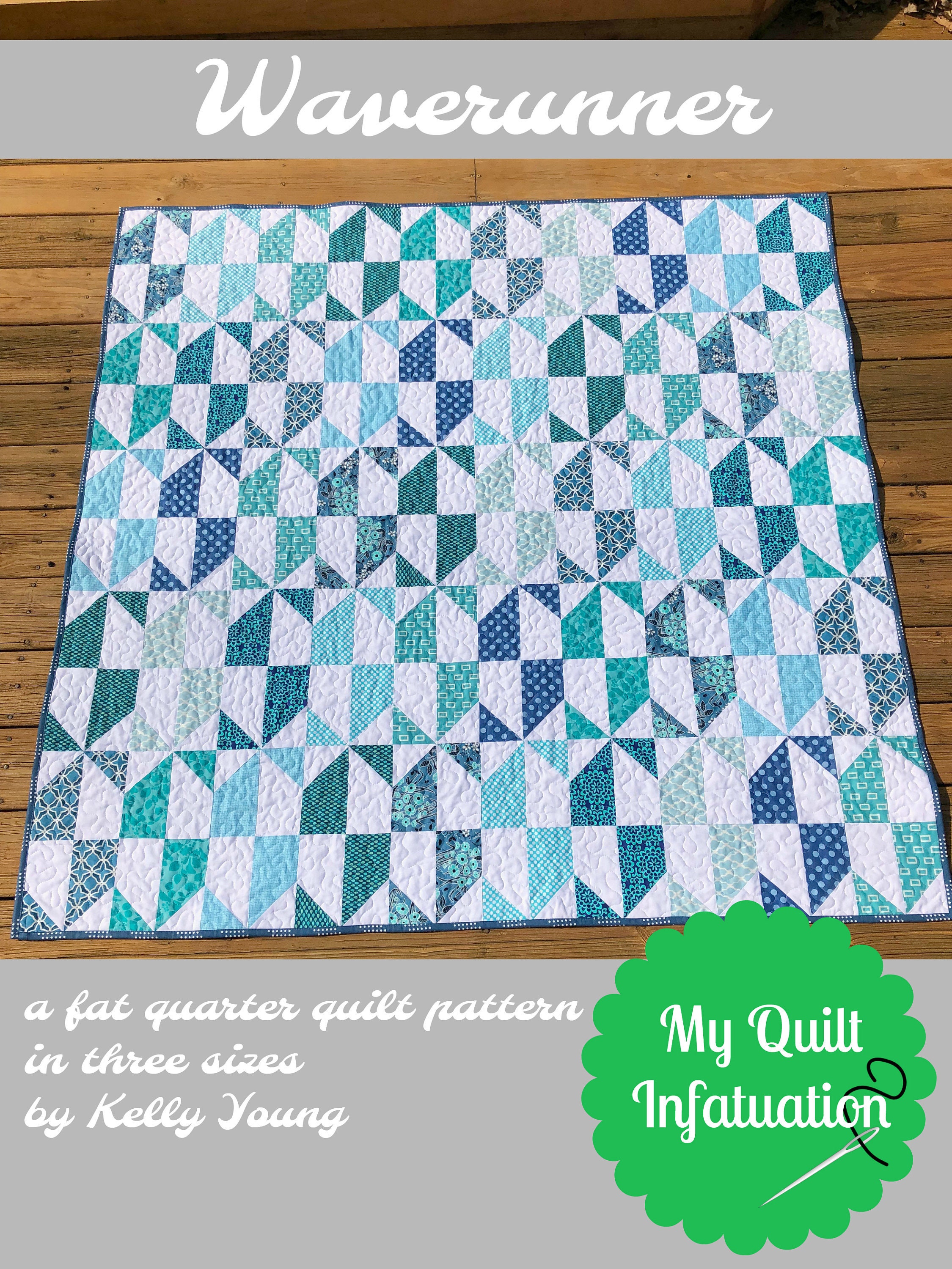 Waverunner Quilt Pattern - Etsy