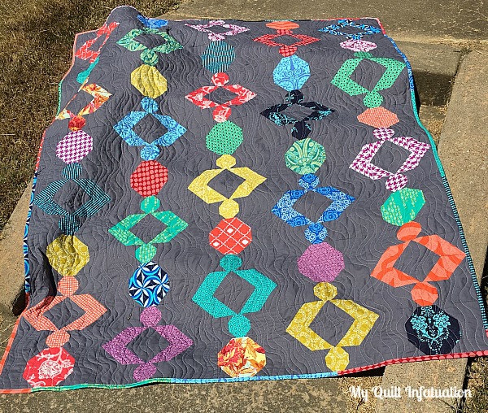Boho Beads Quilt Pattern - Etsy