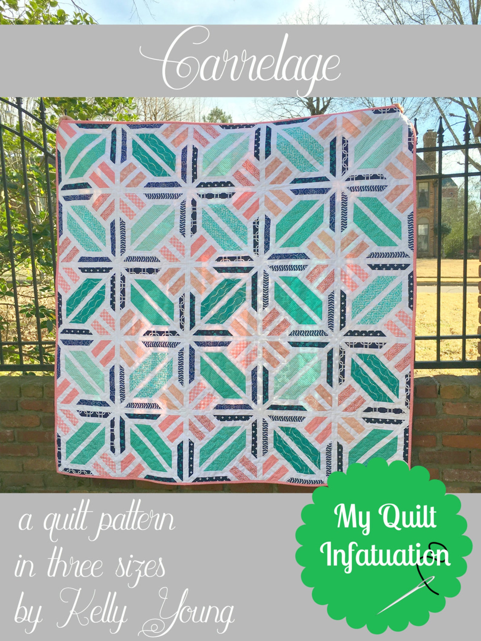 Carrelage Quilt Pattern - Etsy