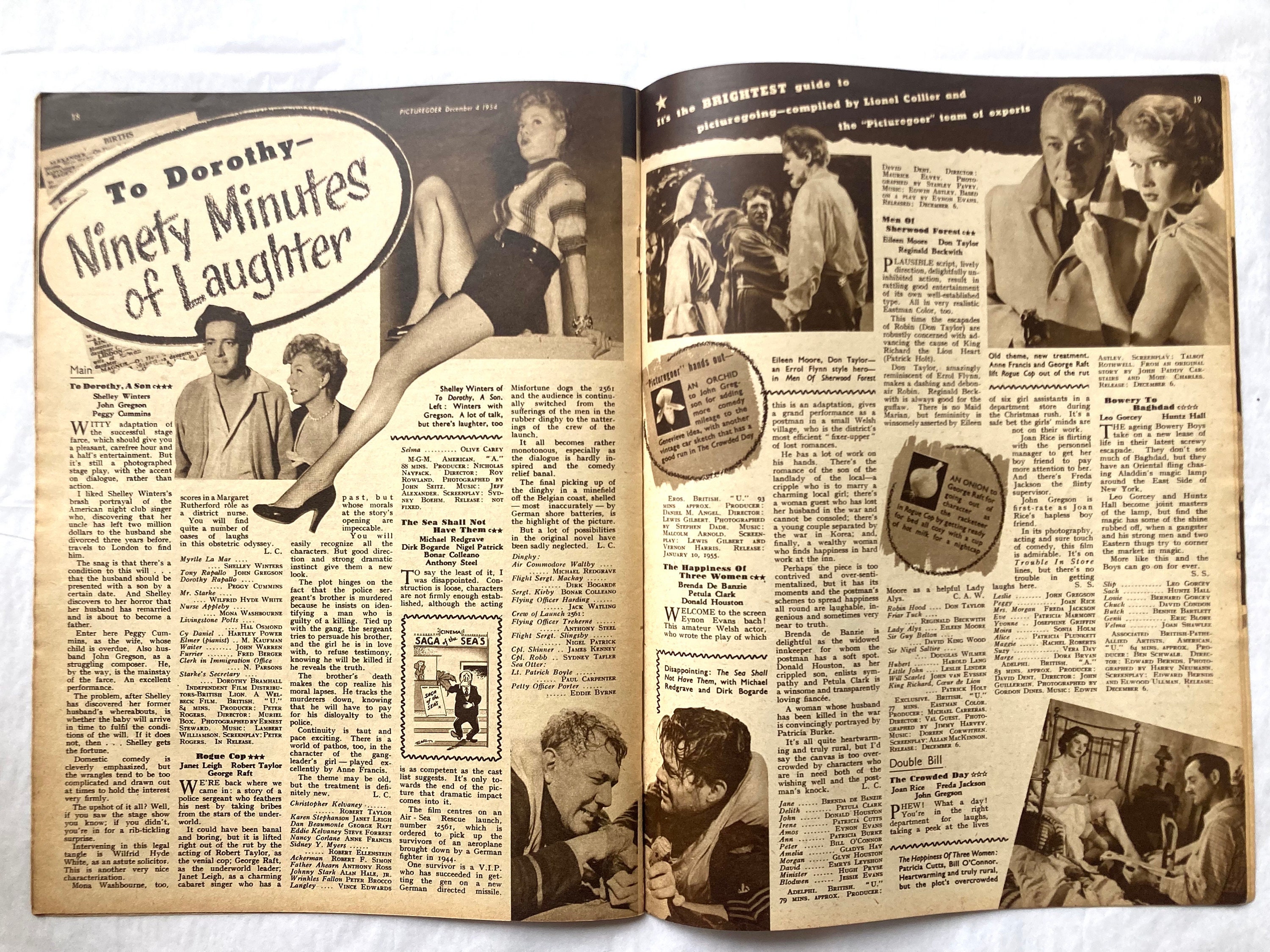 Picturegoer Magazine December 1954 Rita Moreno Las Vegas Movie Stars ...