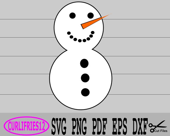 Snowman SVG - Etsy