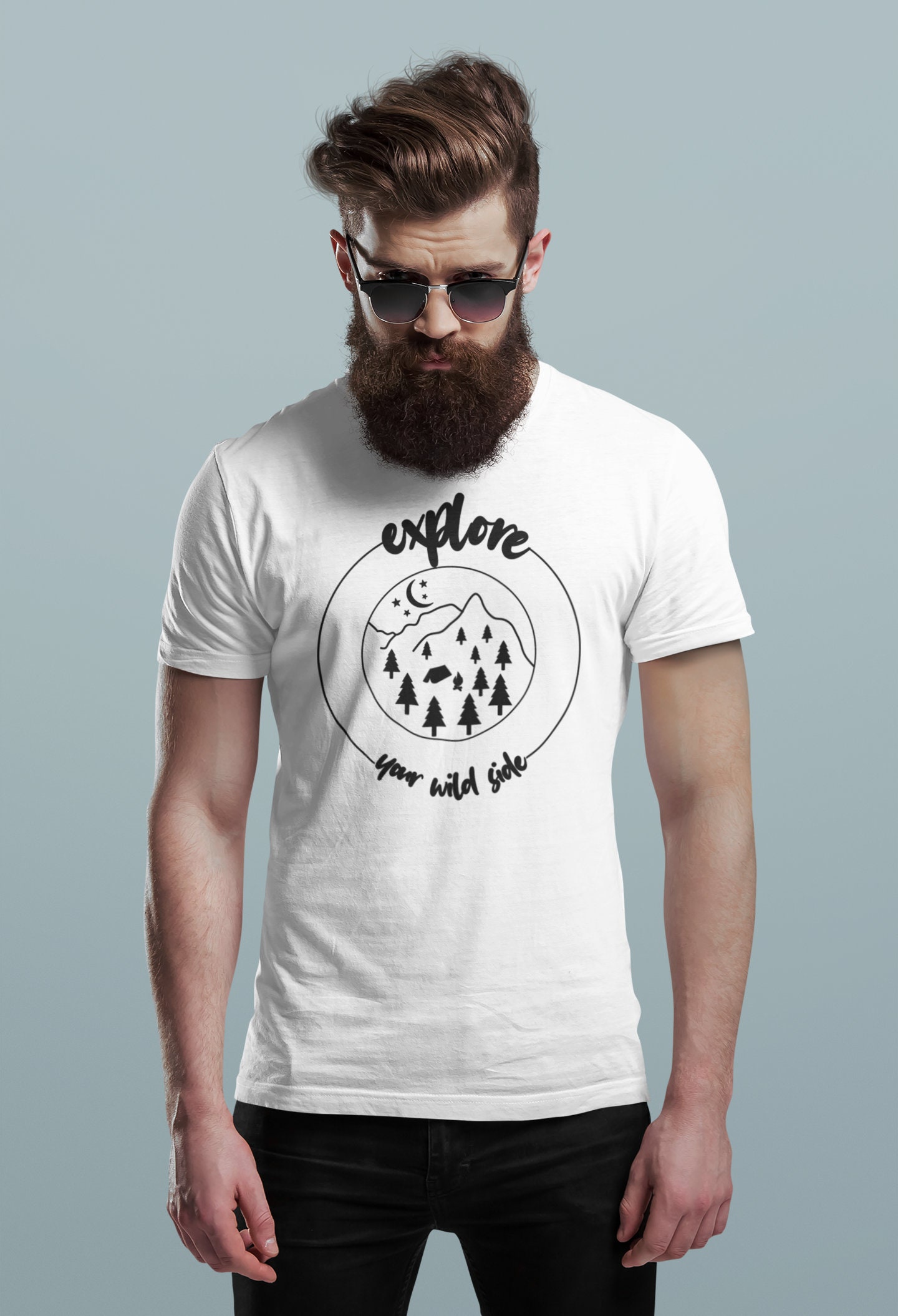 Camping SVG Explore Your Wild Side Camping SVG Woods and - Etsy