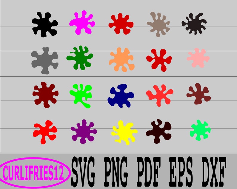 BLOBS SVG - Different Shape Blobs | Cricut Cut Files | Silohoutte Cut ...