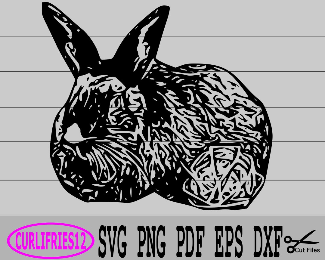 Konijn SVG - Konijn SVG - Pet SVG - Etsy Nederland