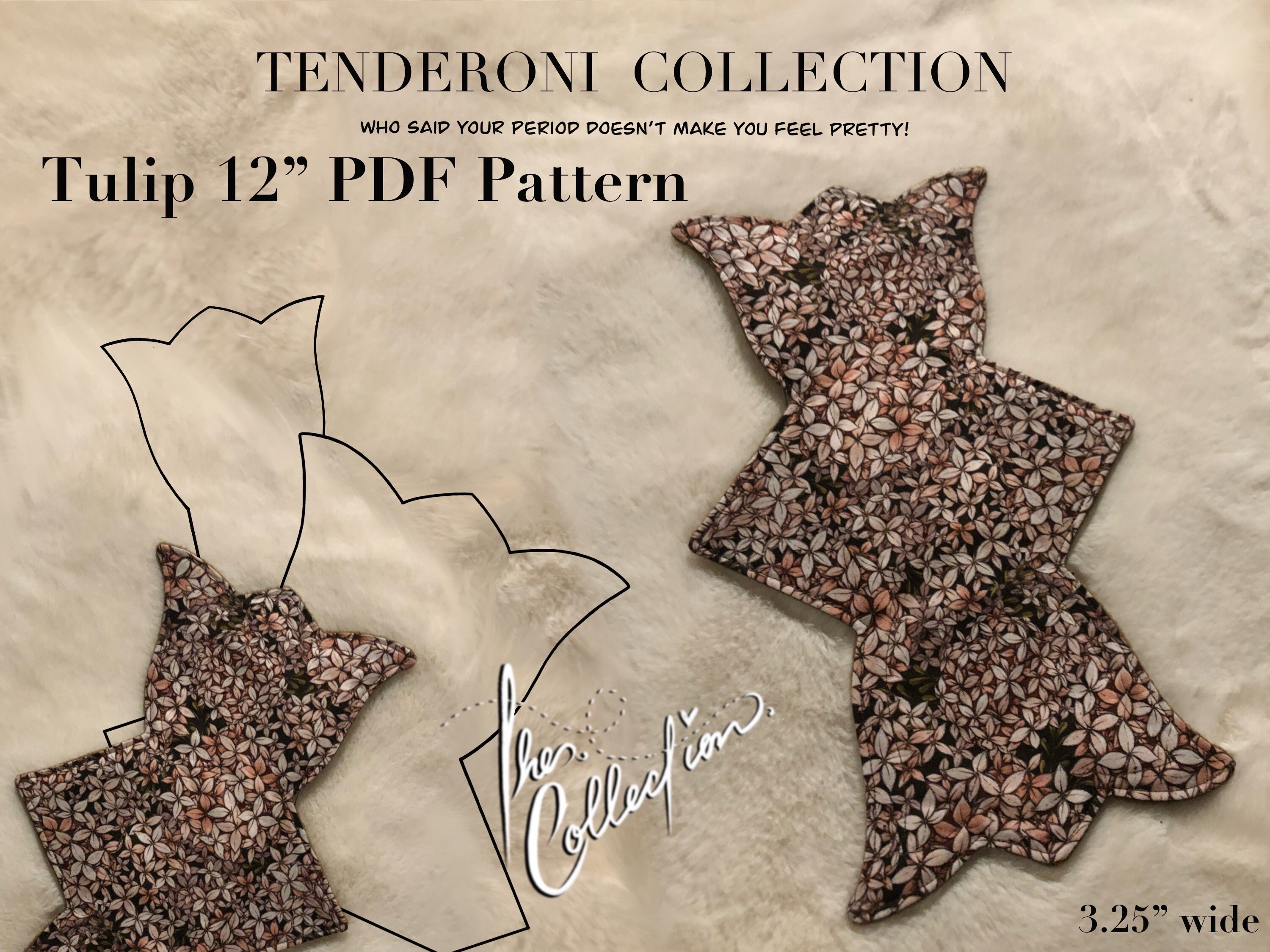 Tulip Pdf Cloth Pad Patterns (all Five Designs) - Etsy