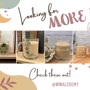 Winking Reindeer Glass Coffee Mug | Christmas Coffee Mug | Cute ...