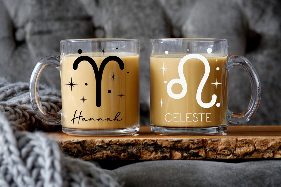 Zodiac Personalized Mug Zodiac Birthday Gift Mystical Mug Astrology Mug ...