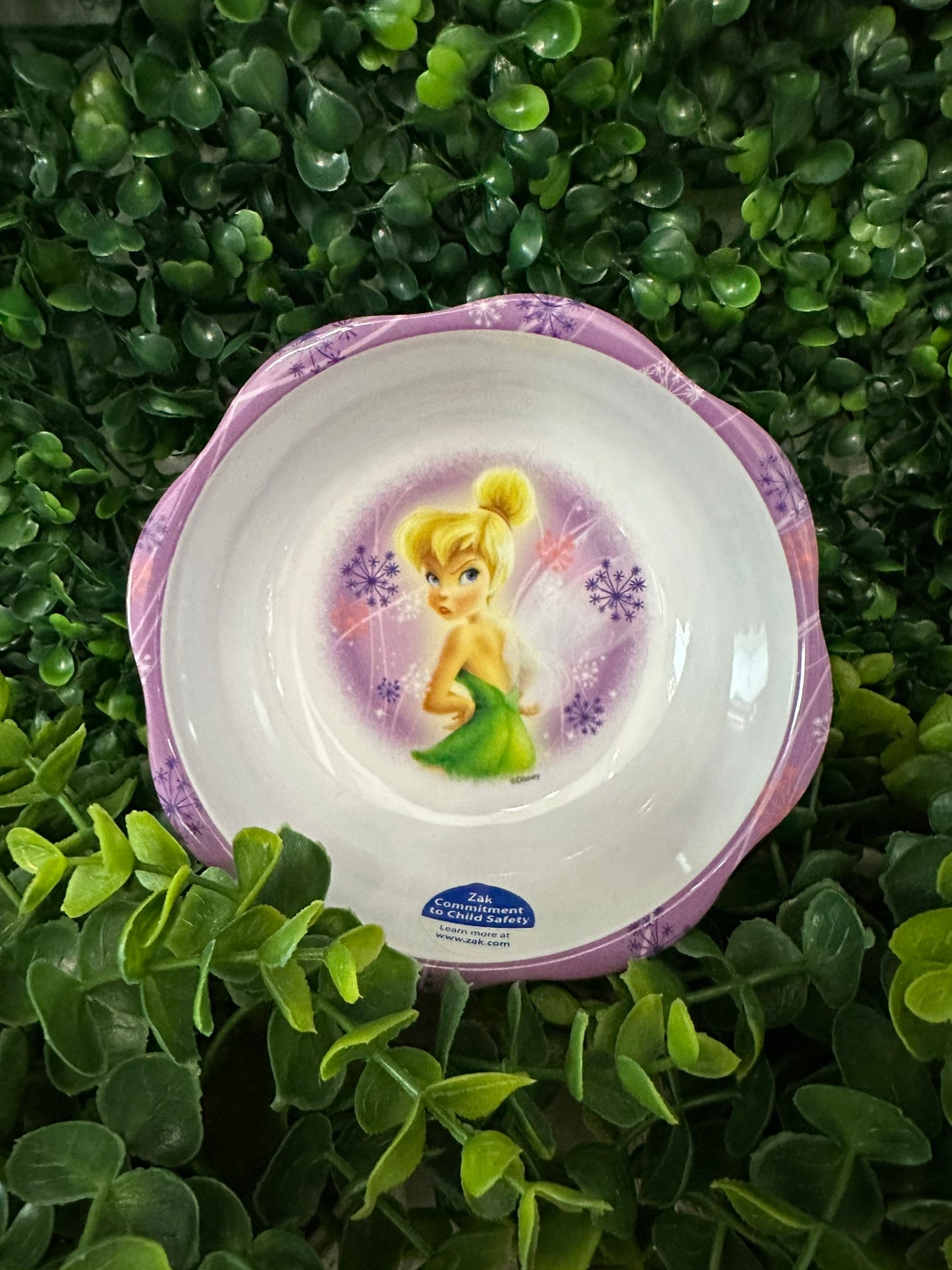 Tinkerbelldisney Tinkerbell Zak Designs Bowlvintage - Etsy