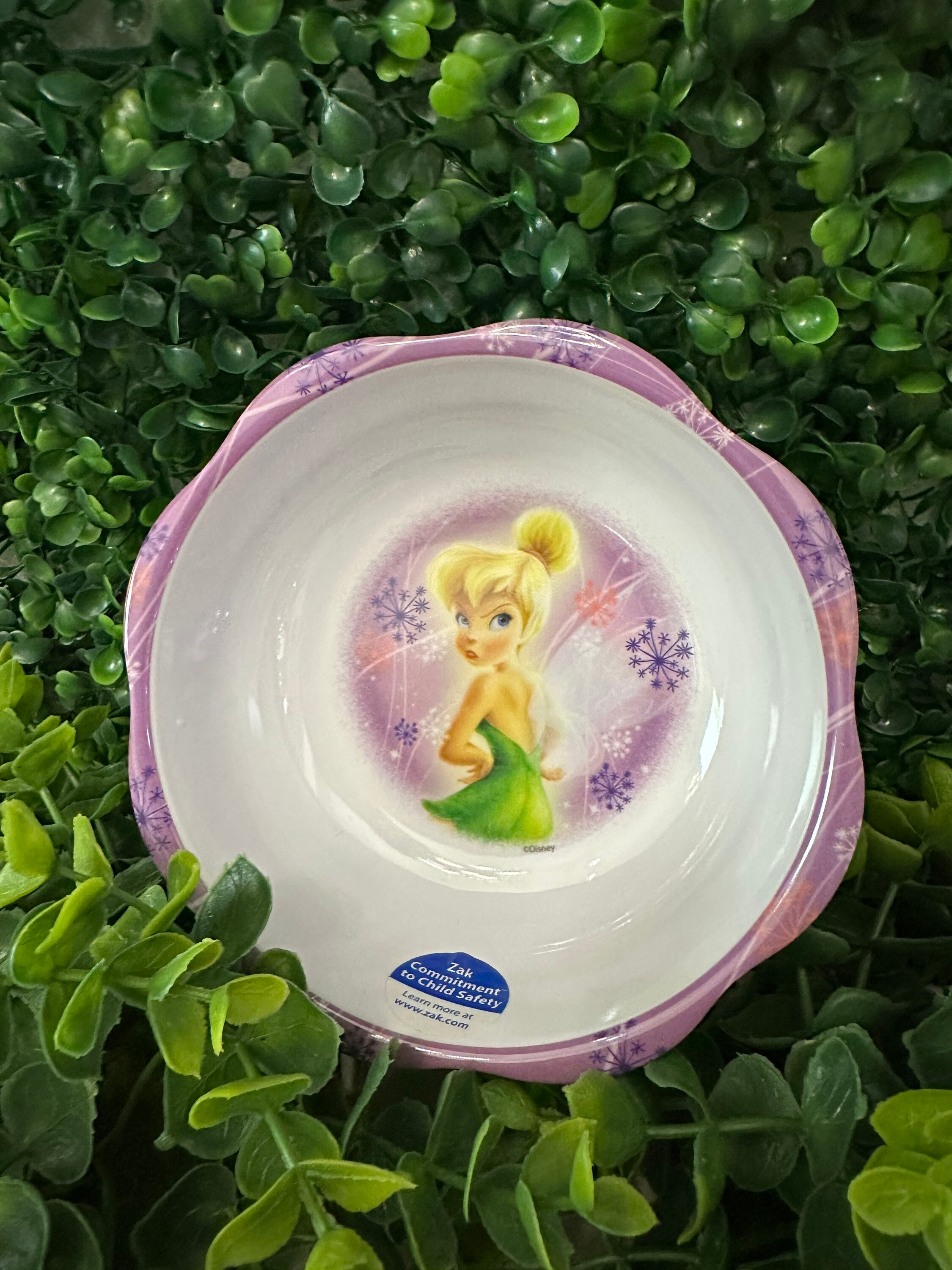 Tinkerbelldisney Tinkerbell Zak Designs Bowlvintage - Etsy
