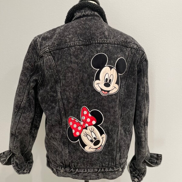 Minnie Mouse Custom Denim Jacket - Etsy