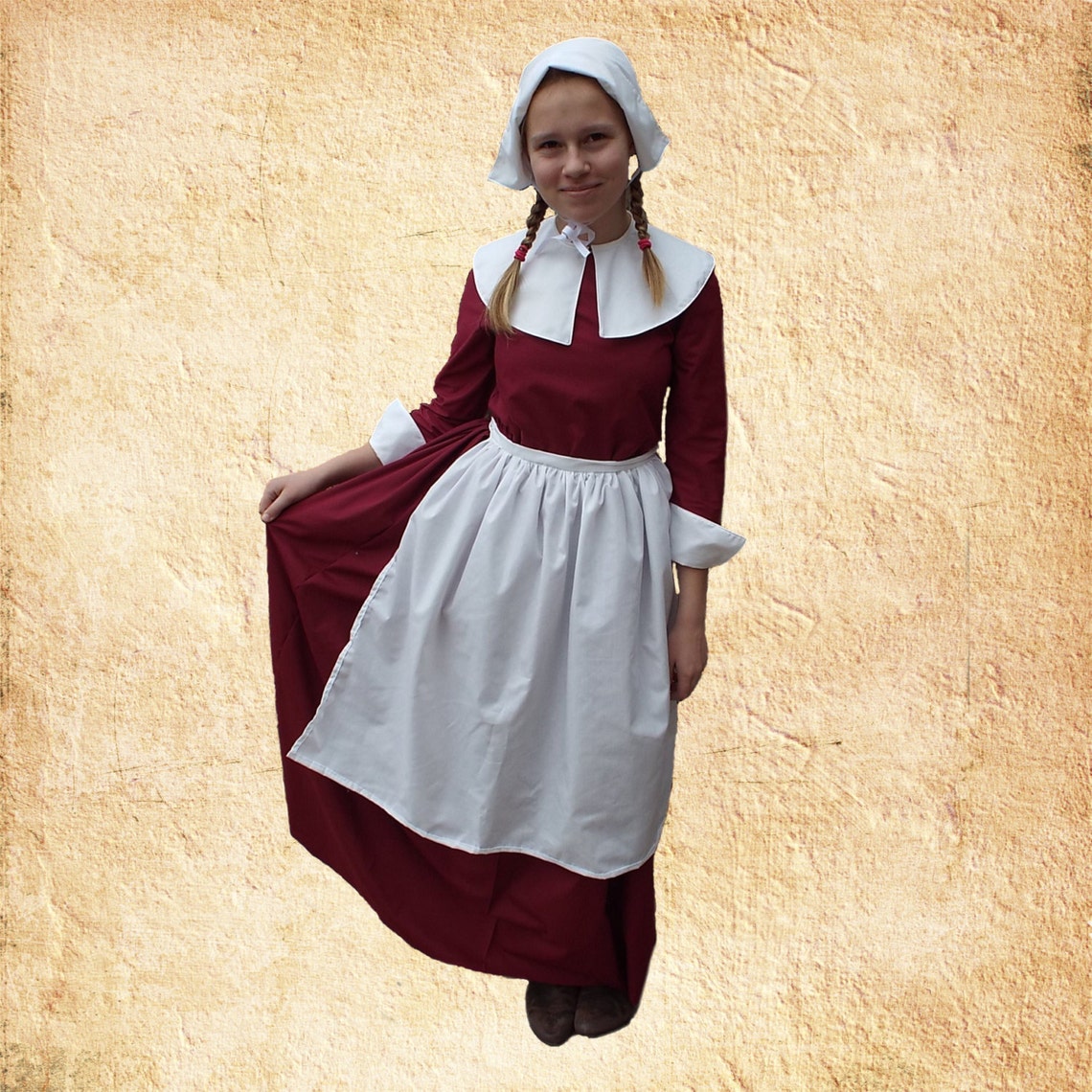 Thanksgiving Pilgrim Dress Costume Sizes3-14 | Etsy