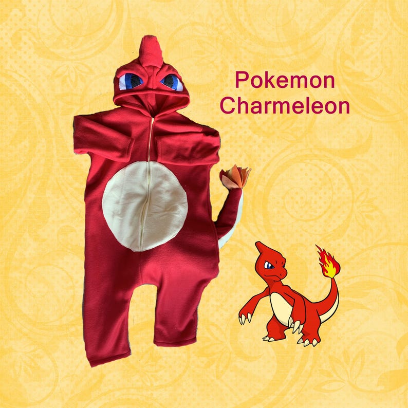 Pokemon Charmeleon Costume Child Sized - Etsy
