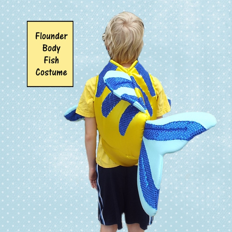 Flounder Fish Body Costume - Etsy