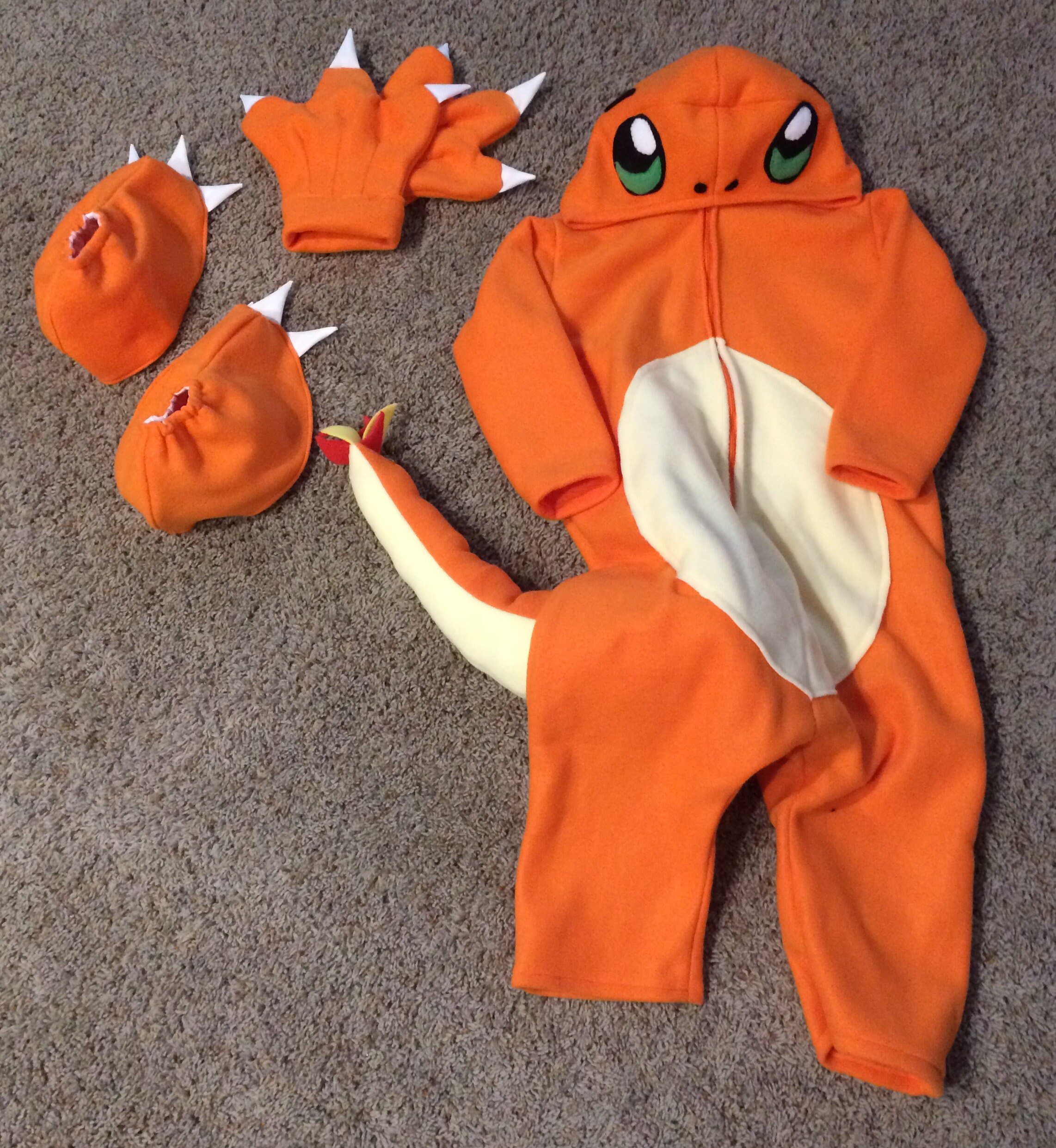 Pokemon Charmander Costume Custom-made Child Sized - Etsy UK