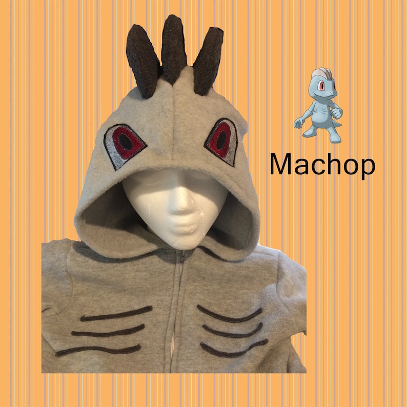 Pokemon Machop Costume Custom-made Child Sized - Etsy