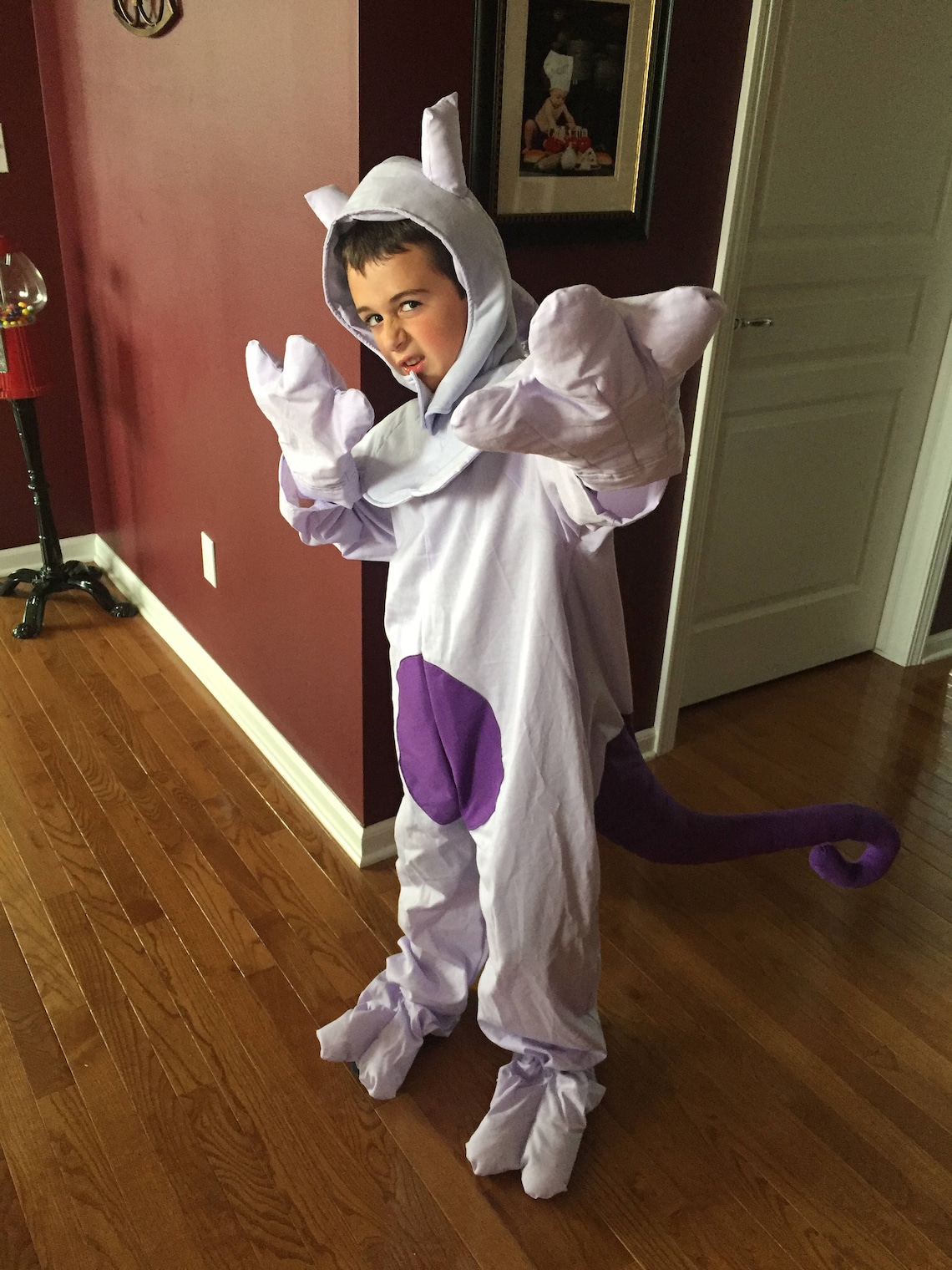Pokemon Mewtwo Mew Two Costume Child Sizes 4to8 | Etsy