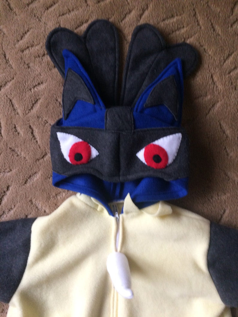 Pokemon Lucario Costume Child - Etsy