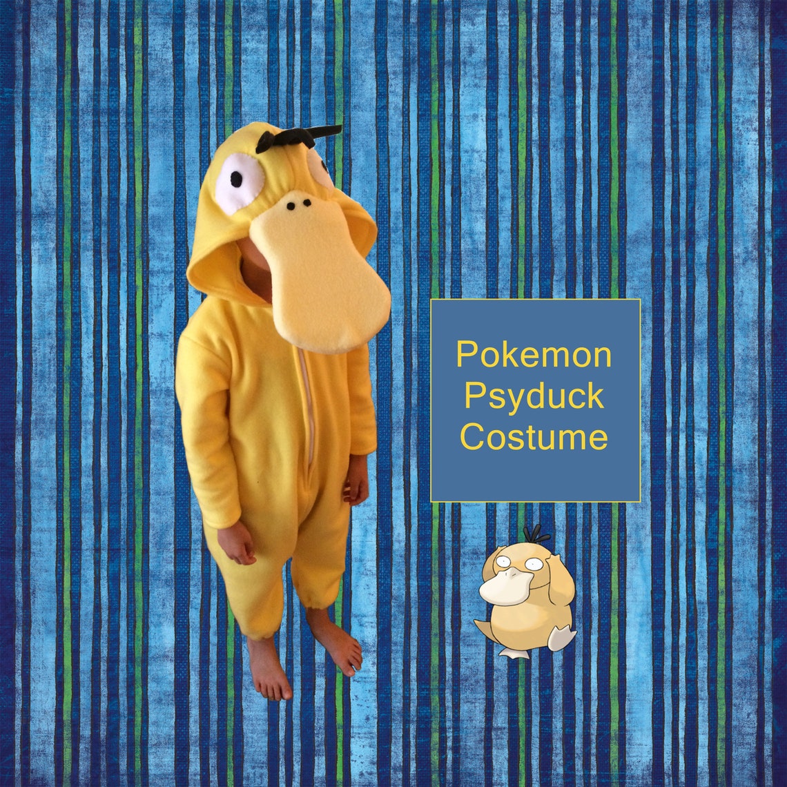 Pokemon Psyduck Costume Custom-made Child Sized - Etsy