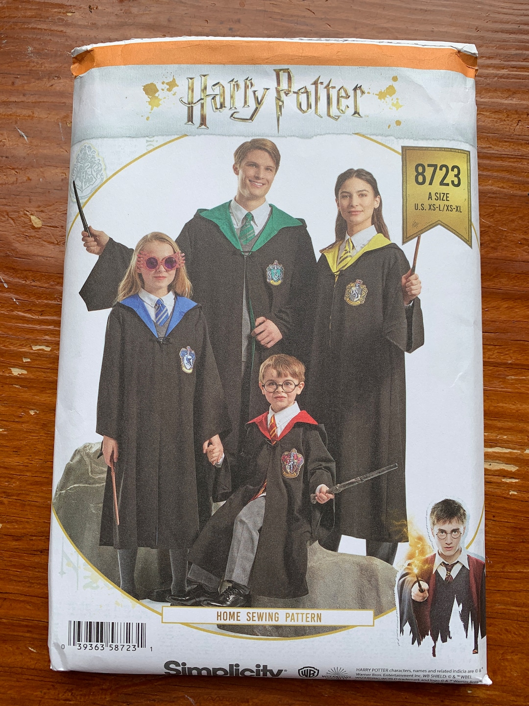 Simplicity Harry Potter Sewing Pattern 8723 - Etsy