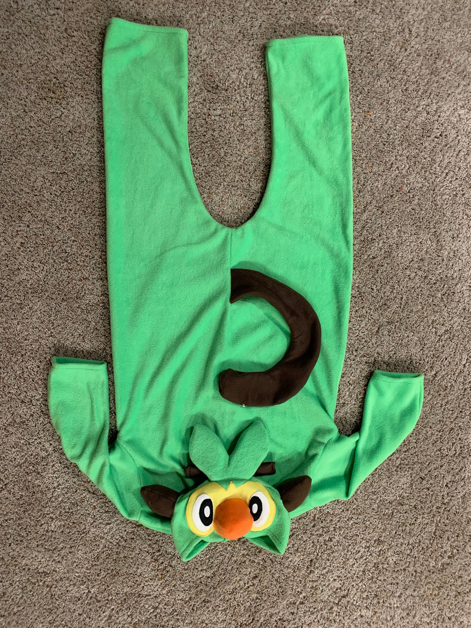 Pokemon Grookey Costume Custom-made Child Sized - Etsy