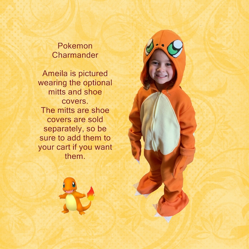 Charmander Costume - Etsy