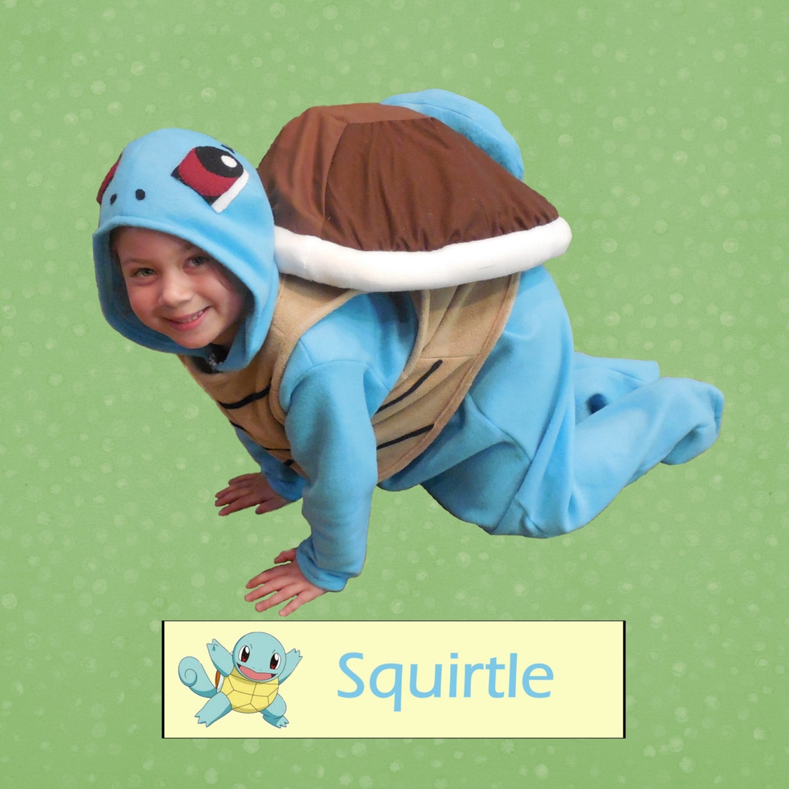 Pokemon Squirtle Costume Custom-made Child Sized - Etsy
