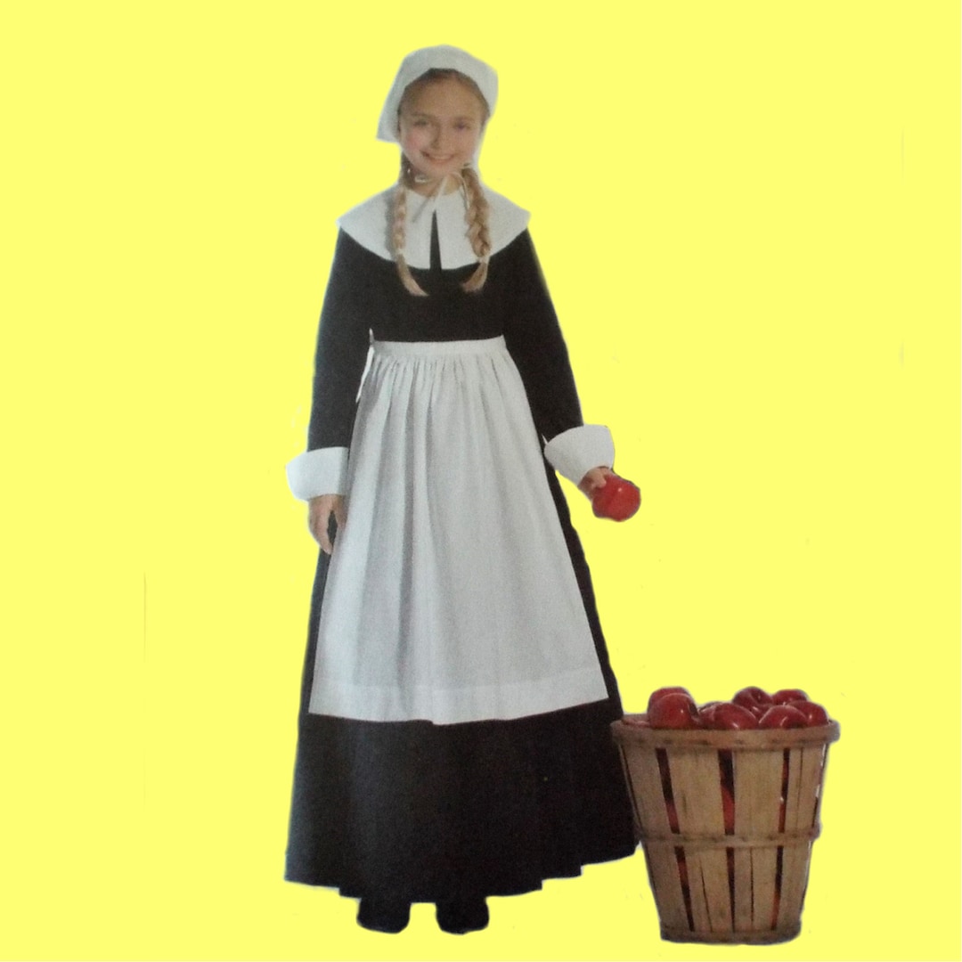 Thanksgiving Pilgrim Dress Costume Sizes3-14 - Etsy