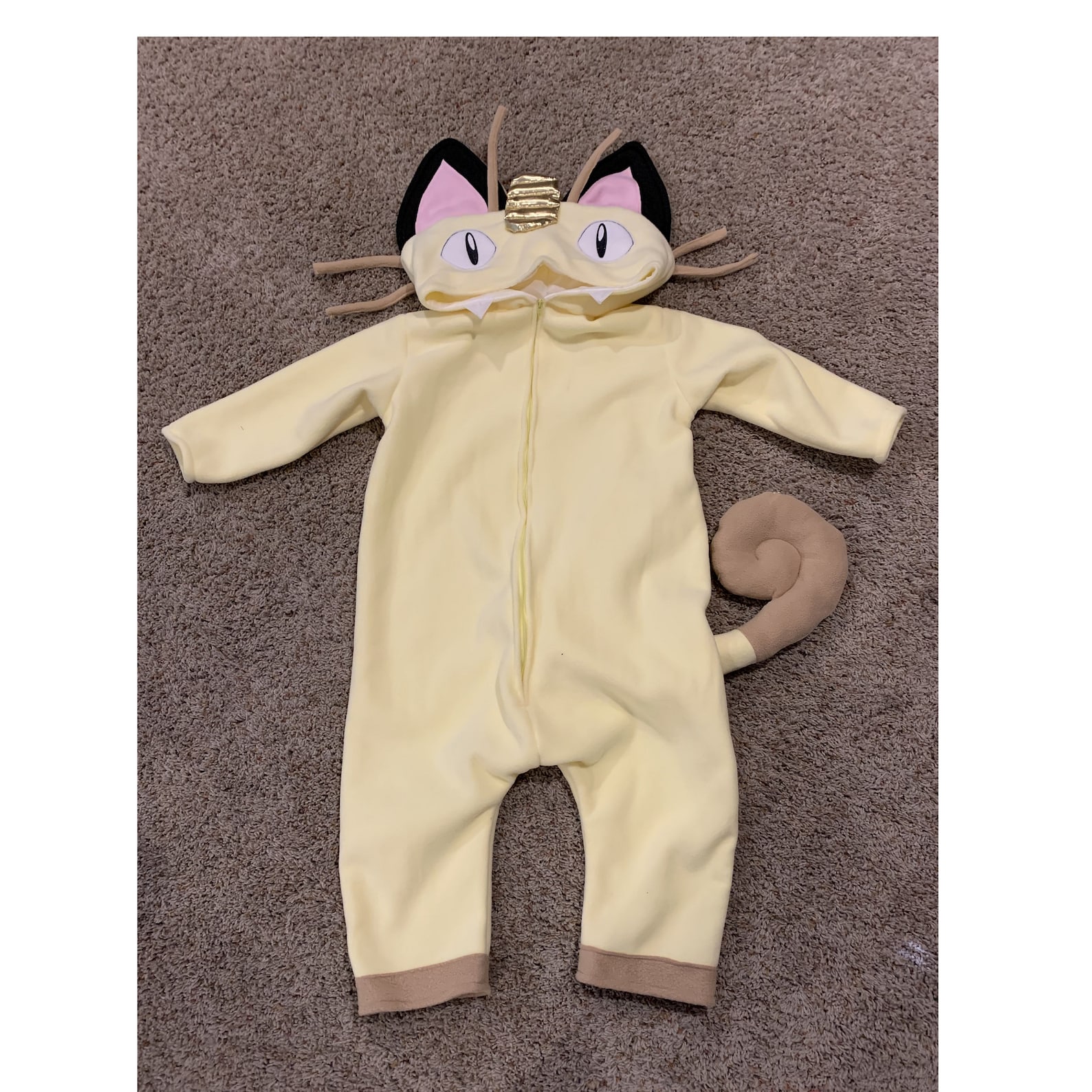 Pokemon Meowth Costume Custom-made Child Sized | Etsy Pokemon Meowth Costume Custom-made Child Sized | Etsy