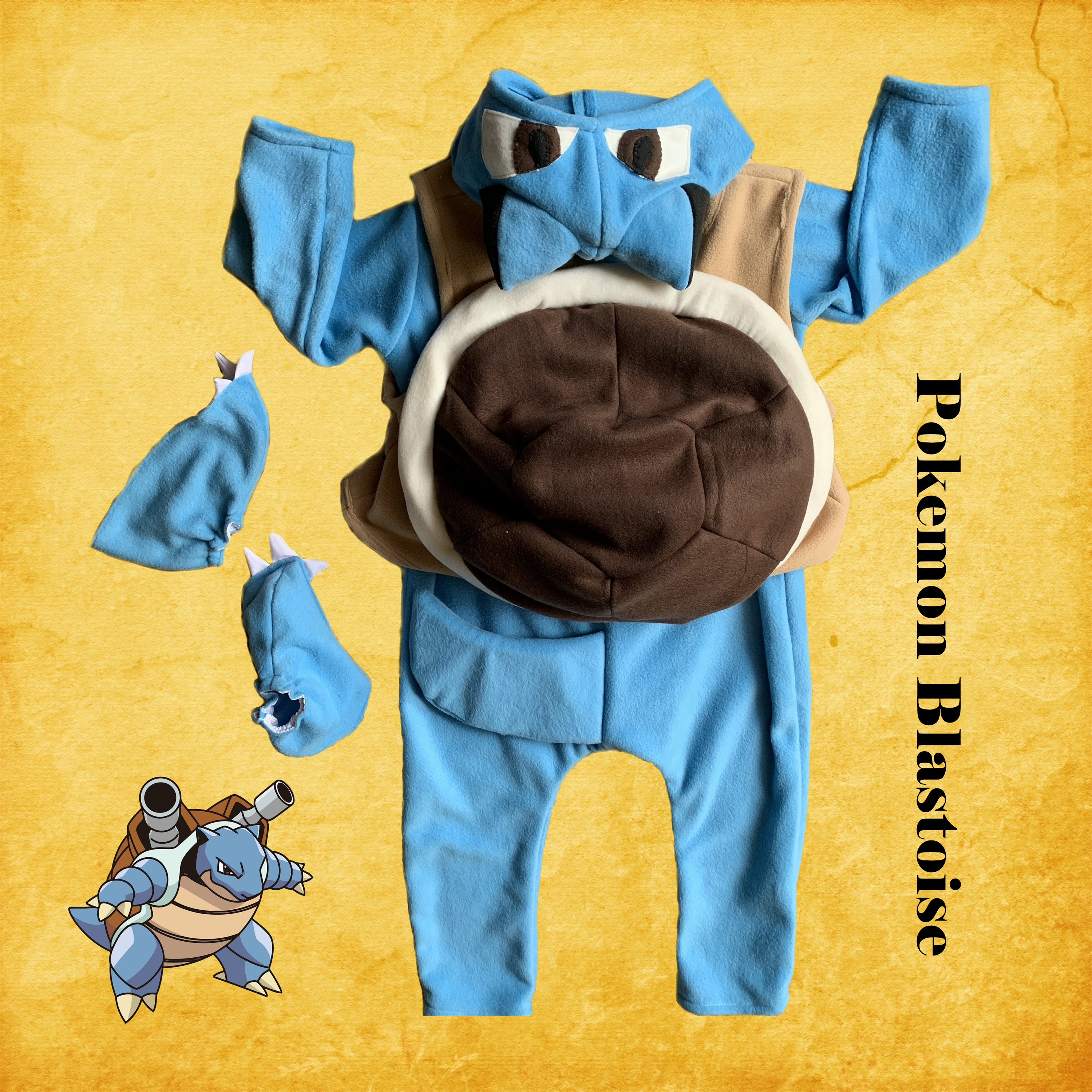 Pokemon Blastoise Costume Custom-made Child Sized | Etsy UK