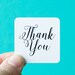 Thank You Labels | Square Shape | Thank You Stickers | Shop Supplies ...