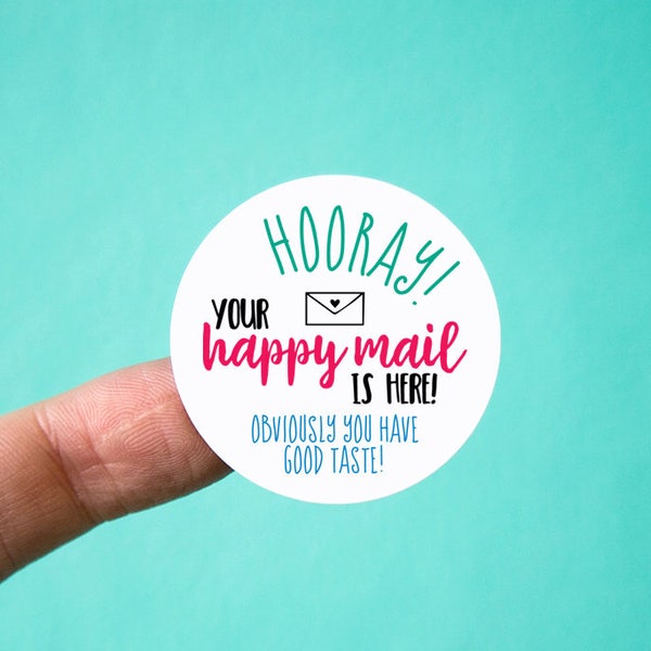 Happy Mail Stickers - Etsy