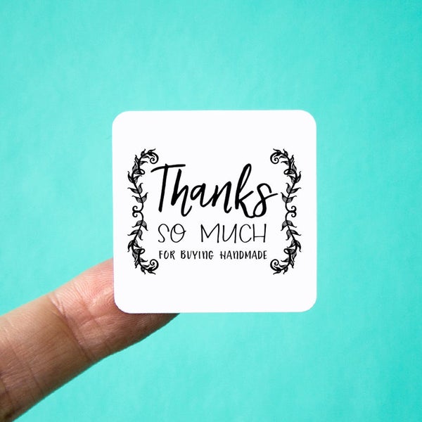 Thank You so Much Stickers - Etsy