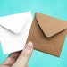 25 Mini Envelopes | 3 1/8" Square Envelopes | Little Envelopes | 3 ...