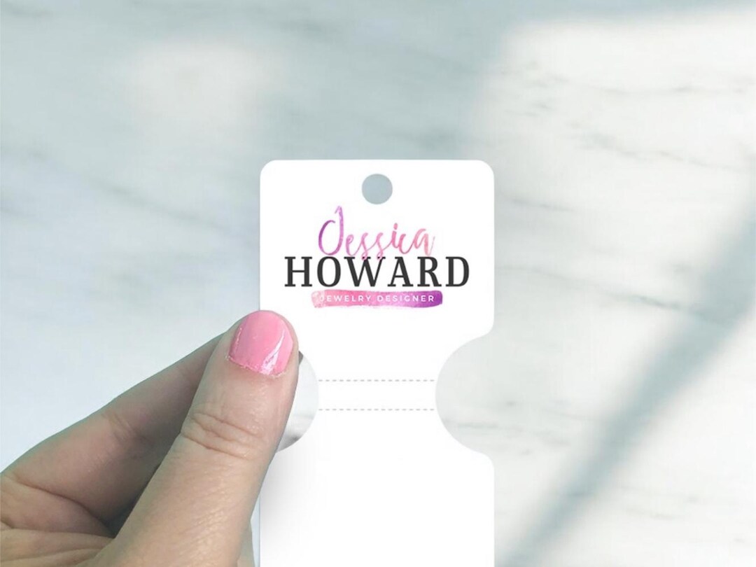 Simple Fold Over Hang Tags for Necklaces, Bracelets, Headbands & More ...