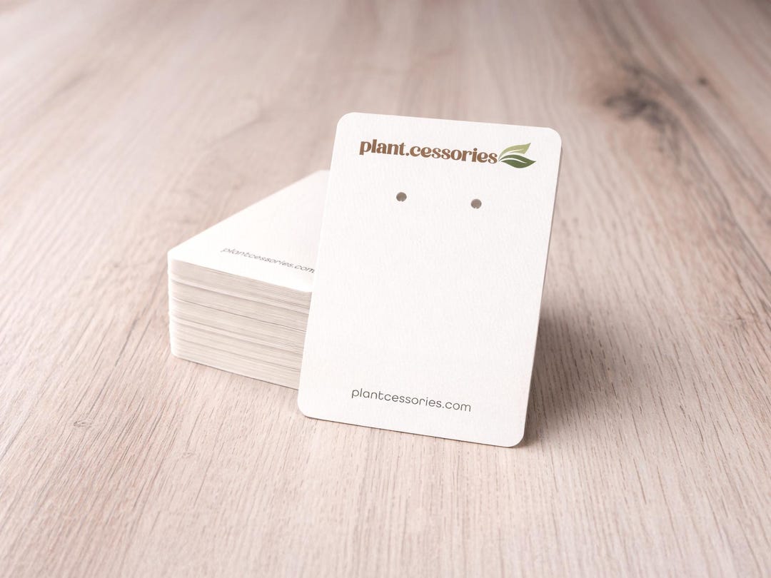 Earring Cards, Custom Earring Cards, Personalized Earring Display Cards ...