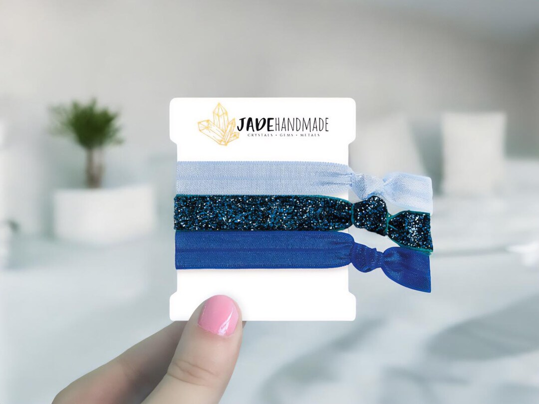 60 Custom Hair Tie Cards 2.5 X 3 Hair Bow Cards Hair Tie Display Cards ...