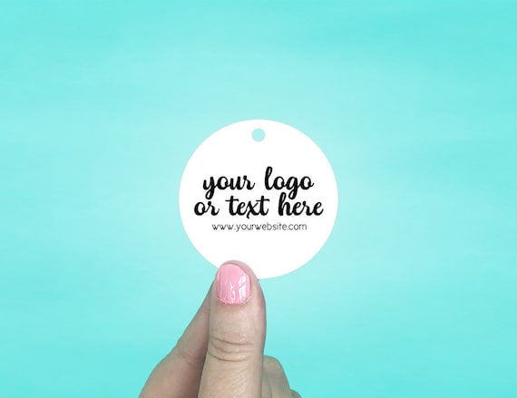76 Custom Tags 2 X 2 Circle Circle Tags Jewelry Tags | Etsy