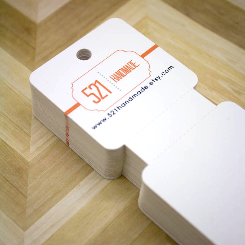 Rounded Fold Over Tags Necklace Tags Bracelet Tags | Etsy