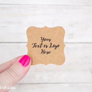 Custom Labels, Custom Stickers, 2 Square Bracket Stickers, Set of 24 ...