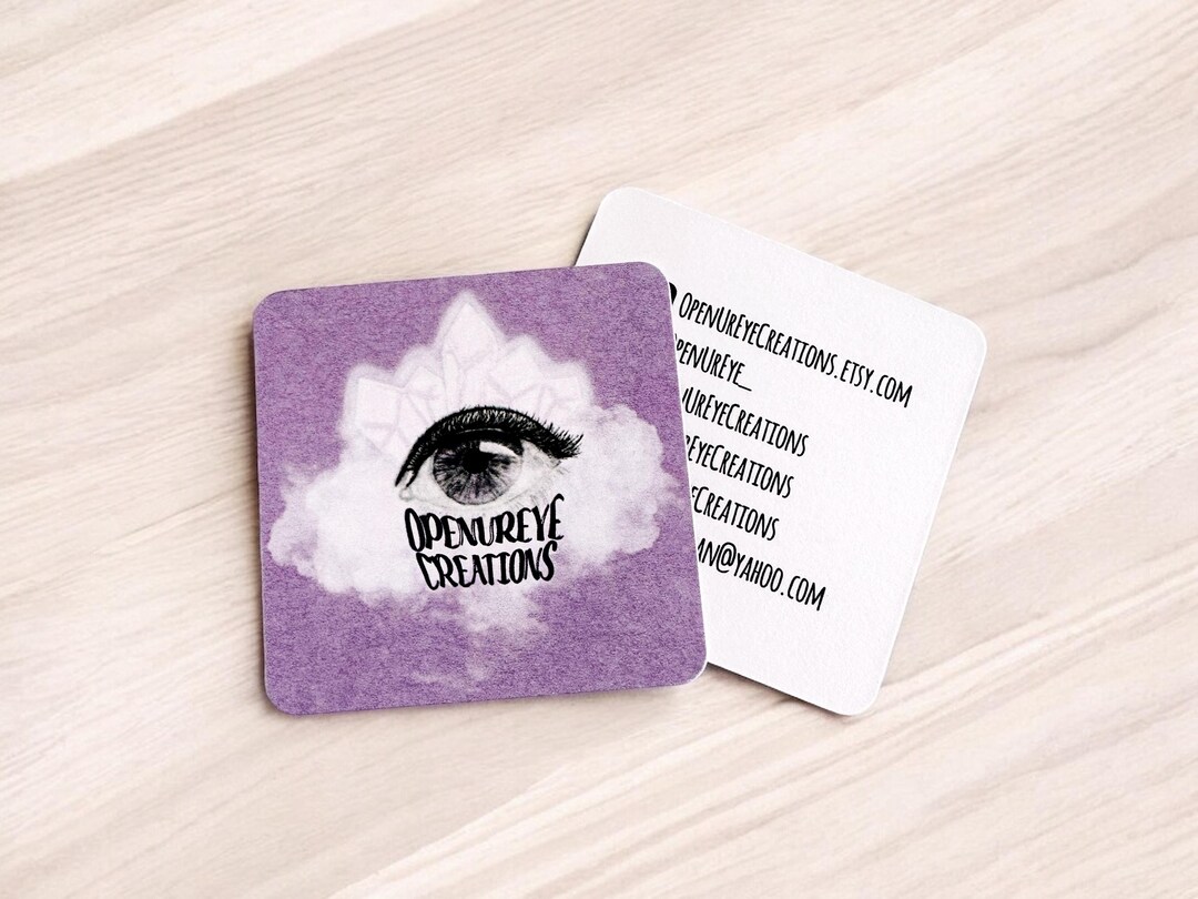 Social Media Cards Custom Business Cards Mommy Calling Cards Social ...