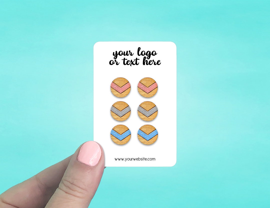 Earring Cards, Custom Earring Cards, Personalized Earring Display Cards ...