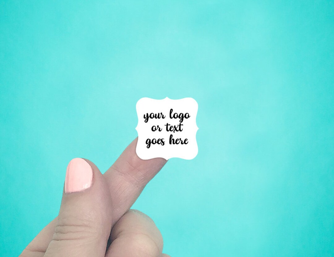 Custom Labels, Custom Stickers, 1 Square Bracket Stickers, Set of 120 ...