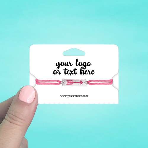 36 Custom Bracelet Cards 3 X 2 folded Bracelet - Etsy